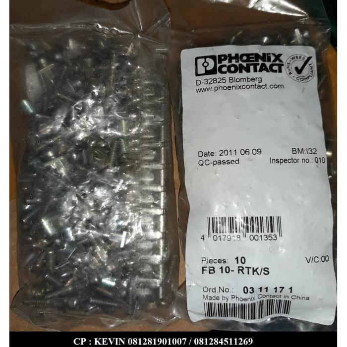 Jual Phoenix Contact FB10-RTK-S (0311171) - Jakarta Barat - Kevin Electrical | Tokopedia