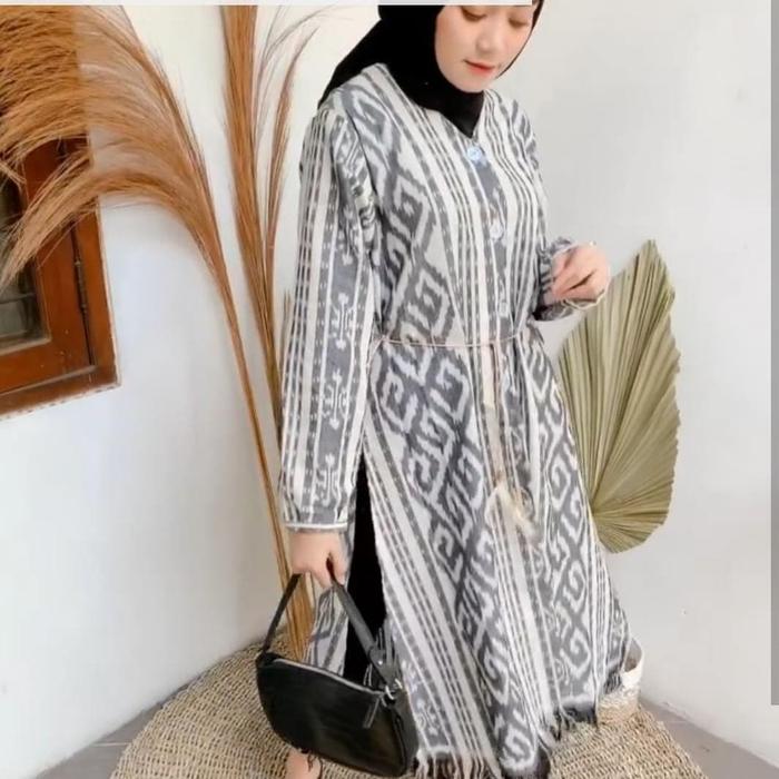 Jual outer tenun outer etnik outer tenun etnik kardigan tenun aimko ...