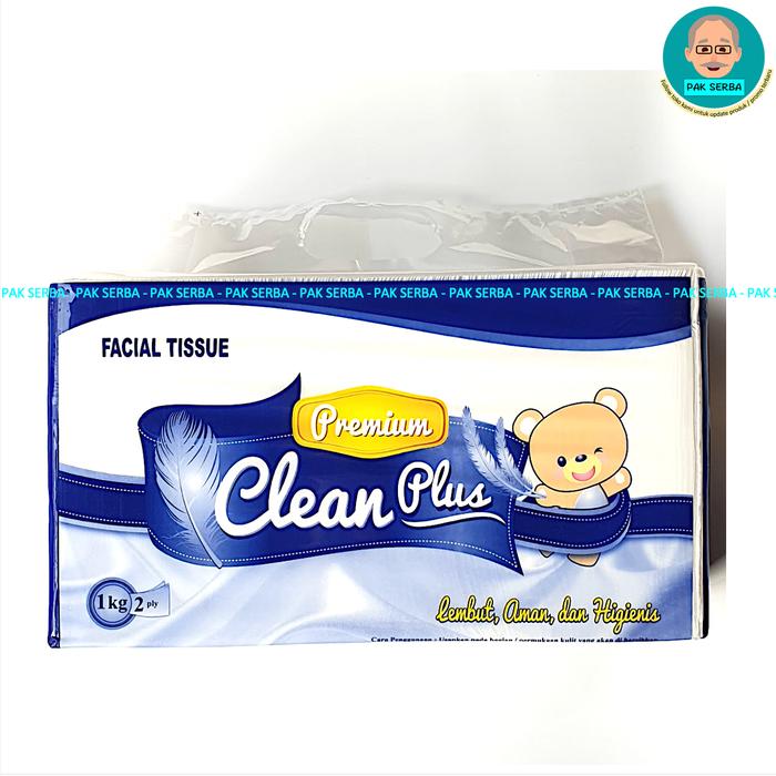 Promo Clean Plus Premium Facial Tissue 1kg / Tisu Wajah - Kab ...