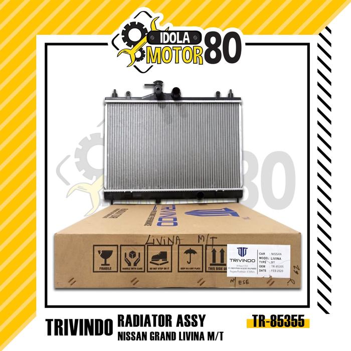 Jual Radiator assy nissan grand livina manual MT merk trivindo -garansi ...