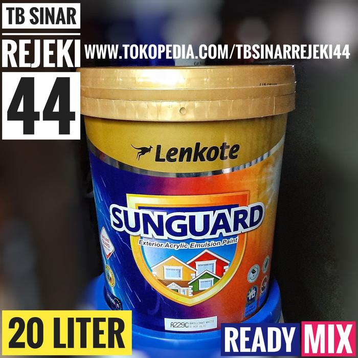 Jual Lenkote SunGuard Brilliant White PAIL 20 Liter Cat Tembok Exterior ...
