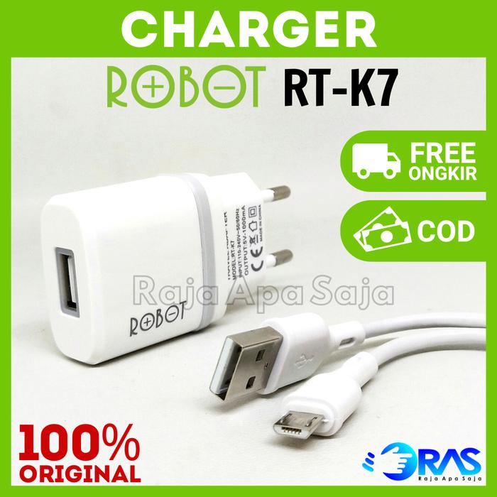 Jual Charger Robot RT-K7 Casan Chasan Carger Android HP Micro Ori Murah ...