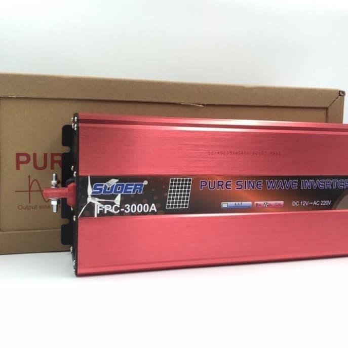 Jual Power Inverter Sinus Murni / Pure sine wave 3000 Watt 12V Ori Suoer - Jakarta Barat ...