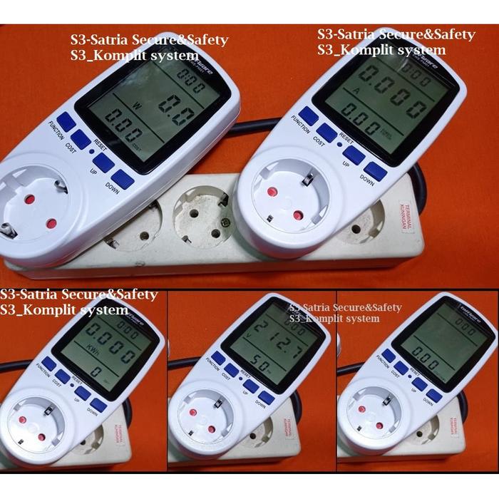 Jual Alat Ukur Power Listrik digital Kwh volt Ampere meter PLN Genset ...