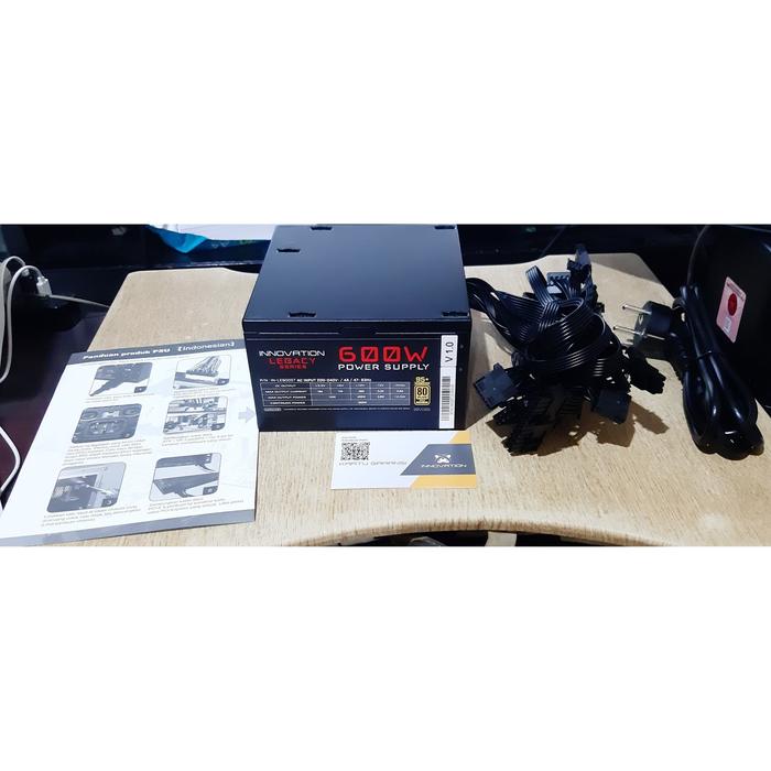 Jual Psu Innovation 600w 80+ Gold (garansi 8th Ganti Baru) *harga Promo* Di Seller Velvet Store ...
