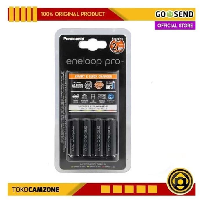 Jual Panasonic Eneloop Smart & Quick 2 Jam + 4 Baterai Eneloop Pro Aa ...