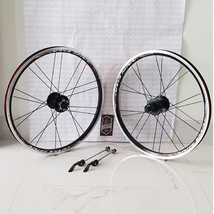 Jual Wheelset RUITUO Disk Brake 20-406 RT Quick Release - Hitam - Kota ...
