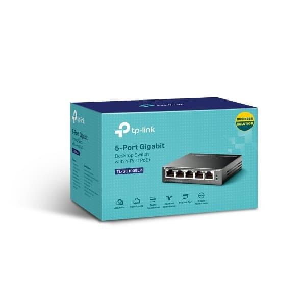 Jual TP-LINK TL-SG1005LP 5-Port Gigabit Desktop Switch with 4-Port PoE+ ...