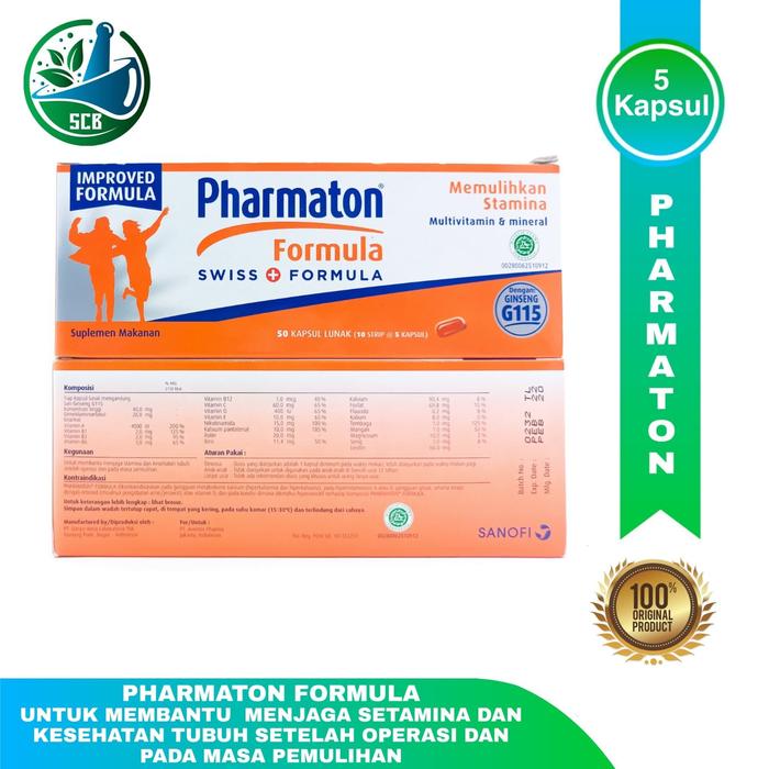 Jual Pharmaton Formula - Isi 5 Kapsul - Jakarta Timur - Toko Obat SCB ...