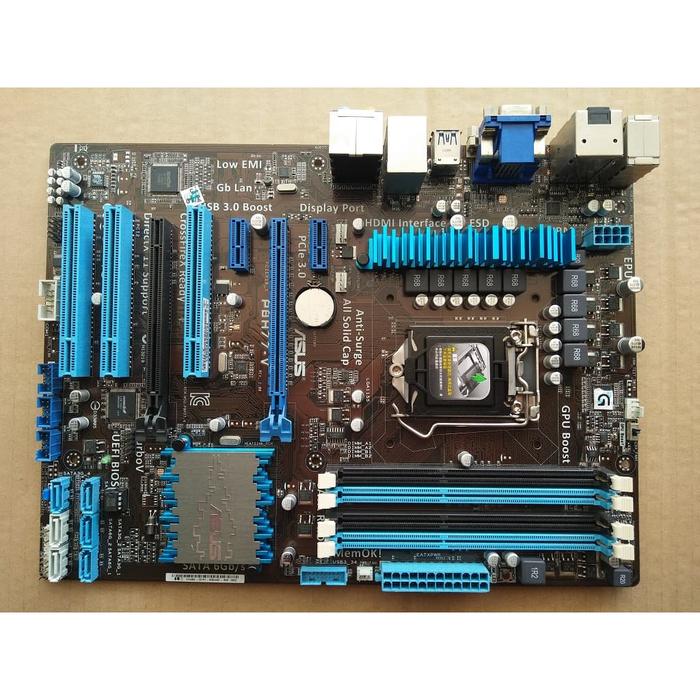 Jual Motherboard Gaming ASUS P8H77-V LGA 1155 B75 H61 H77 Z77 4-Slot ...