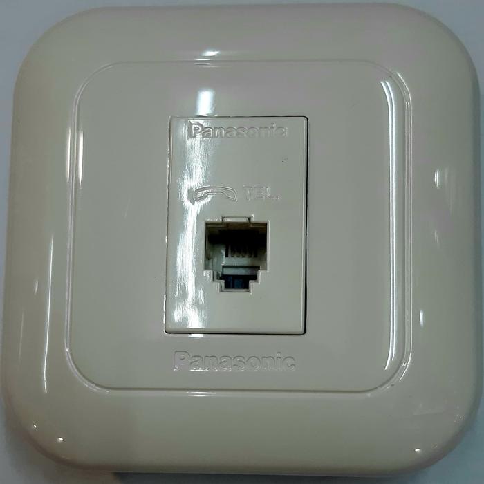 Jual Panasonic Outlet Telephone RJ11 + Frame - Jakarta Pusat - electric ...