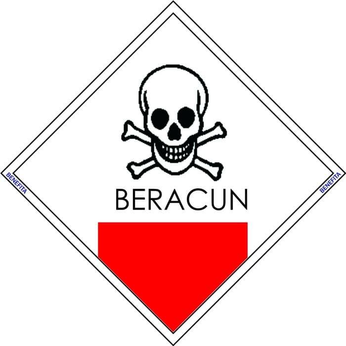 Jual STICKER SIGN BERACUN UK 25X25CM SIGN K3 RAMBU LIMBAH B3 - Jakarta ...