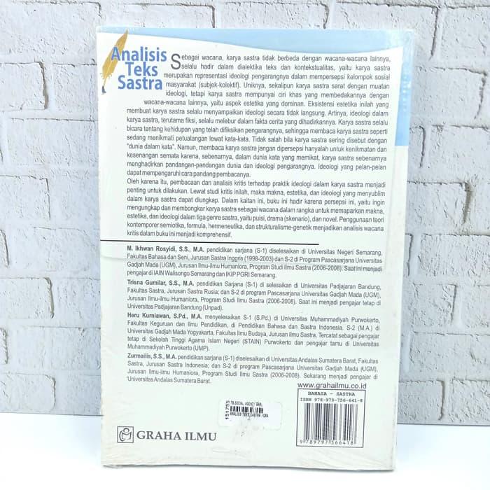 Jual Analisis Teks Sastra - Ikhwan Rosyidi Di Seller Velvet Store ...