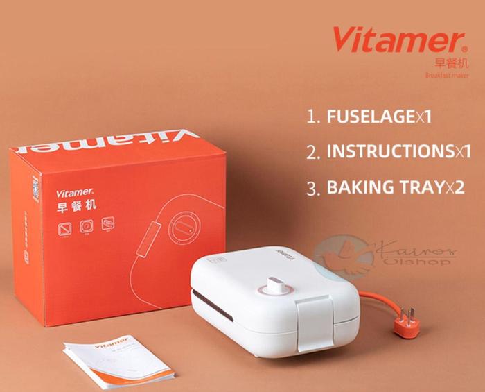 Jual vitamer s007 breakfast maker toaster omelette mesin sarapan roti ...