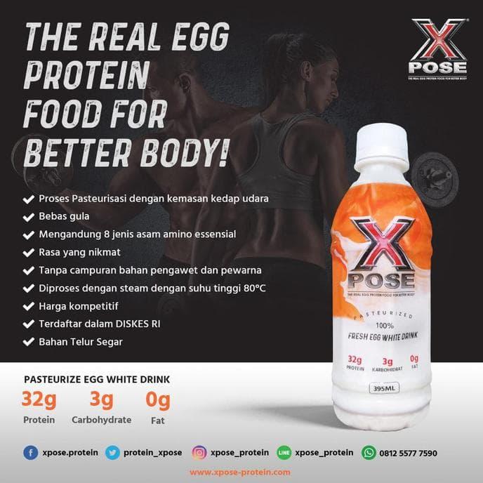 Jual Minuman susu putih telur / jus putih telur / minuman protein ...