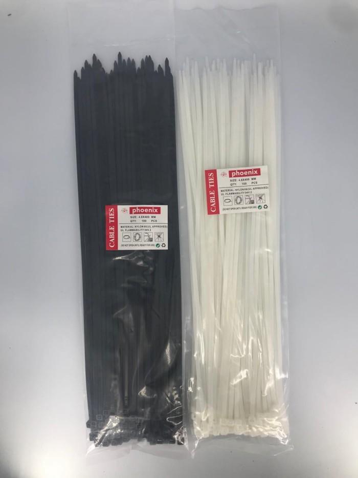 Jual Kabel Ties Cable Tie 4.8 x 400mm (40cm) CV 400 - Hitam - Jakarta ...