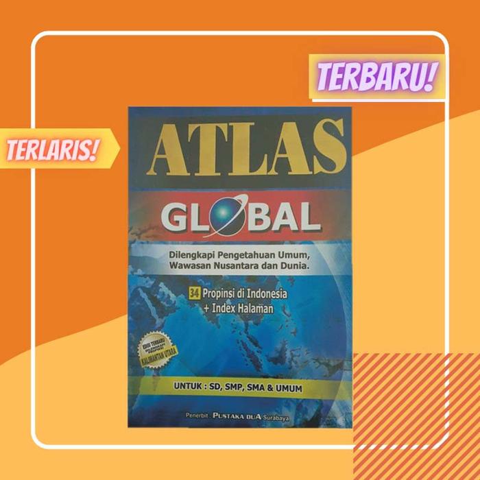 Jual Atlas Besar Global /Peta Indonesia /Peta Dunia. - Kota Surabaya ...