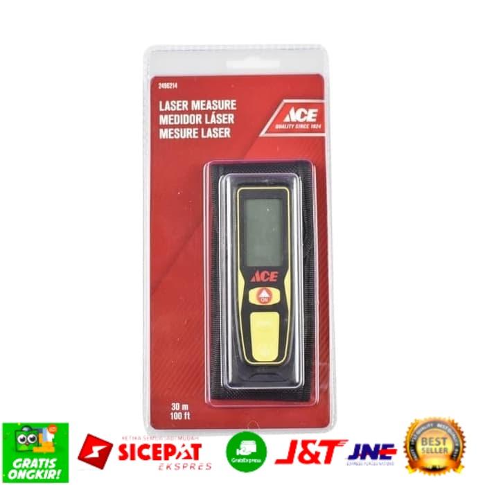 Jual ACE Ace Alat Ukur Jarak Digital Meteran Laser Distance Measuring ...