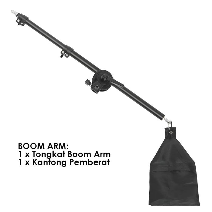 Jual Boom Arm Extension Light Stand Bar Softbox Reflector Soft Box ...