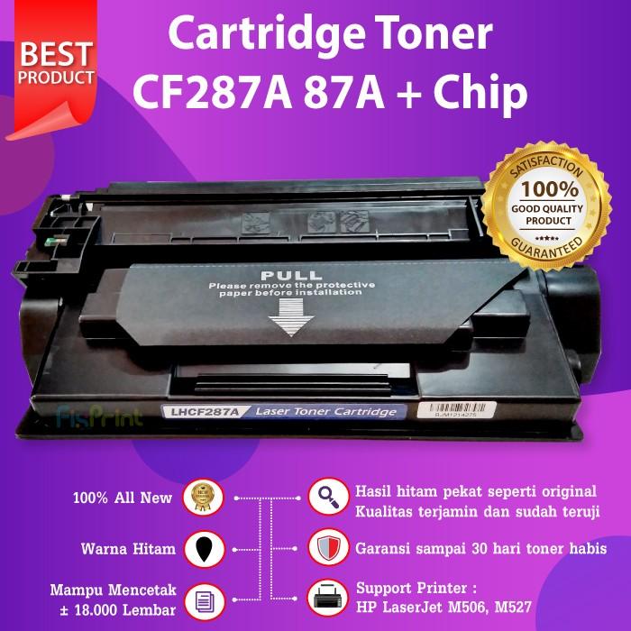 Jual Cartridge Toner Compatible HP 87A CF287A Printer Laserjet M506 ...