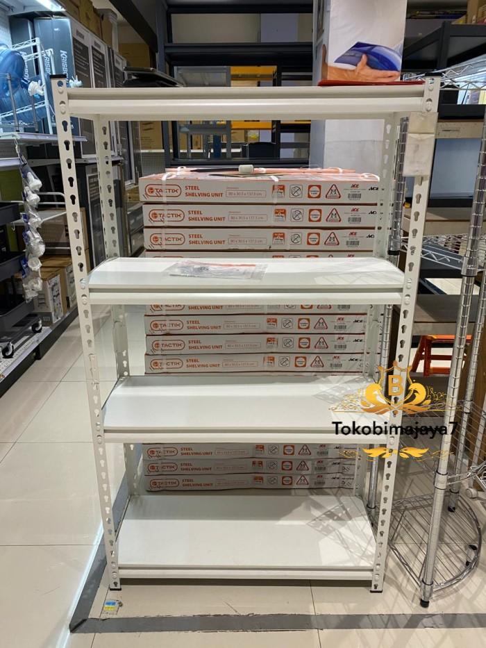 Jual Tactix Rak Besi Siku Tanpa Baut / Boltless Steel Rack 4 Tingkat ...