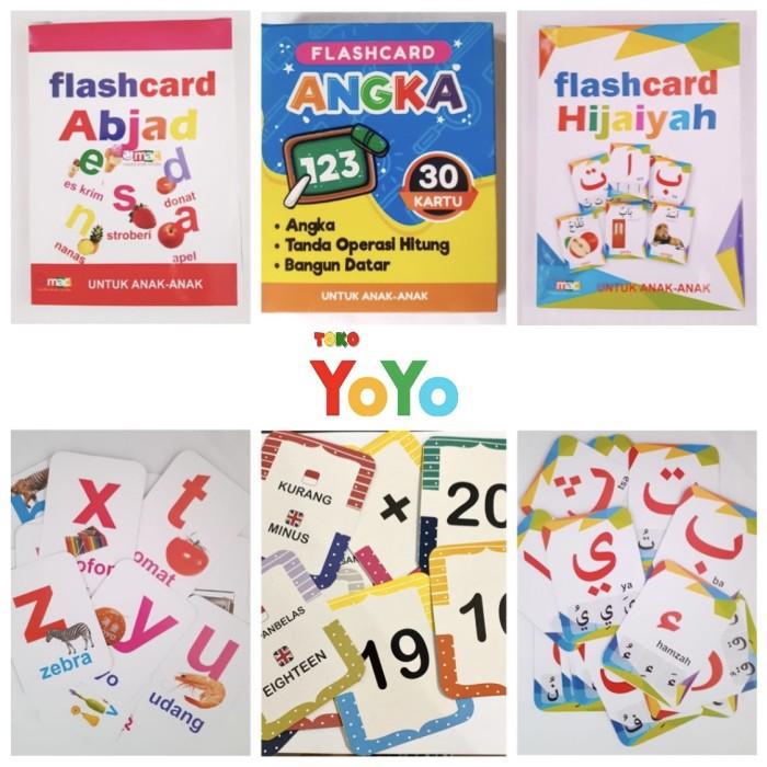 Jual Flash card abc huruf abjad angka hijaiyah alphabet / Kartu edukasi ...
