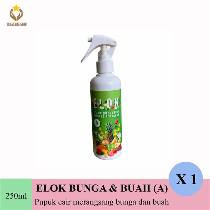 Jual Pupuk Cair ELOK BUNGA BUAH (A) 250ml merangsang kesuburan BUNGA ...