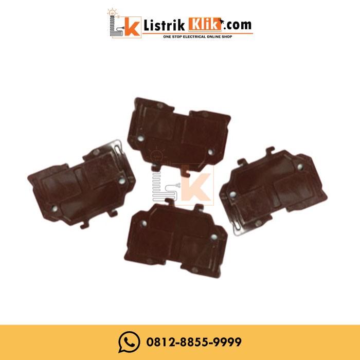 Jual FORT Terminal Block TR-10 / TR10 10A Model Kasuga Coklat Rail 2 ...