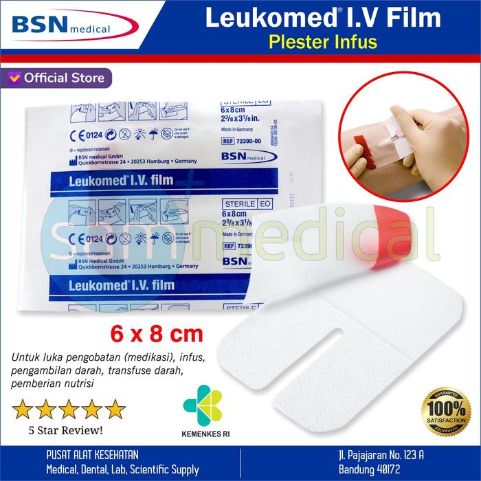 Jual BSN Leukomed I.V Film - Plester Infus 6x8 cm Satuan - Kota Bandung ...