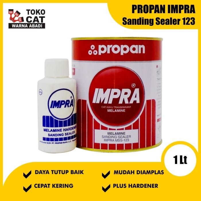 Jual CAT PROPAN IMPRA MELAMINE SANDING SEALER ML-123 1 LITER + HARDENER ...