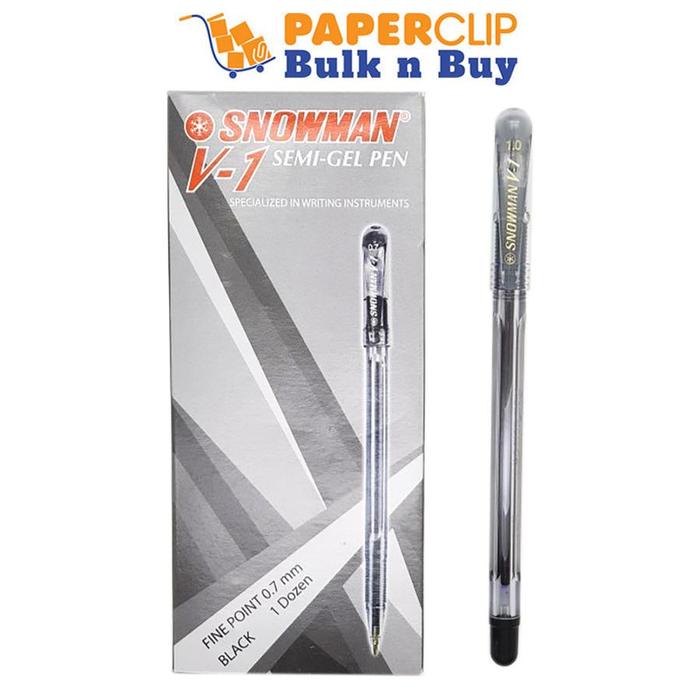 Jual BALLPOINT SNOWMAN V 1 10 ISI 12 BK - Jakarta Utara - PAPERCLIP ...
