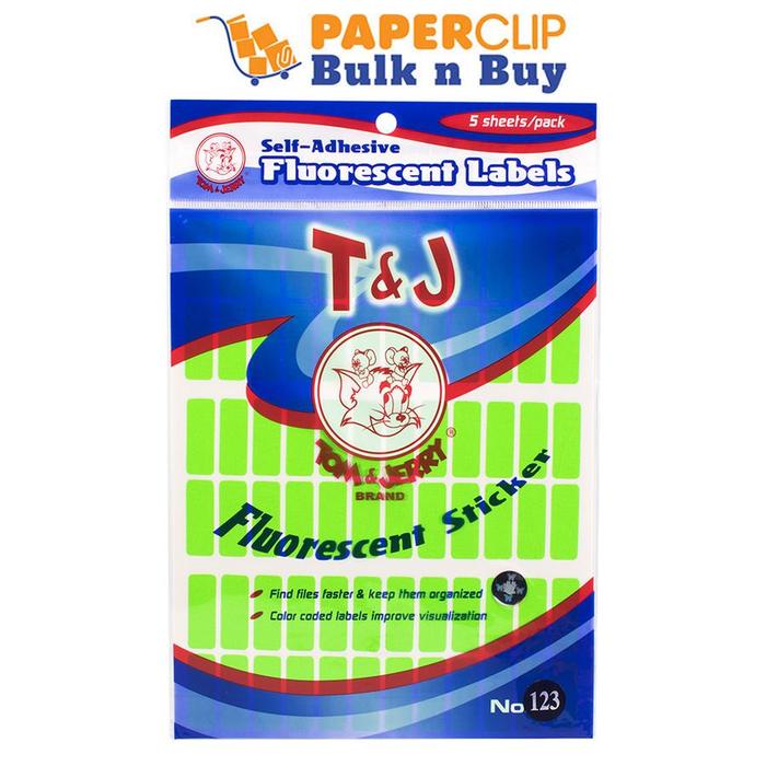 Jual LABEL TOM & JERRY NO.123 GREEN - Jakarta Utara - PAPERCLIP Bulk n ...