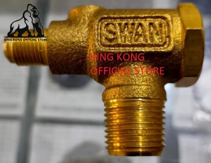 Jual Check Valve / Klep Tangki Compressor Oilless Swan Tipe DR 175 ...