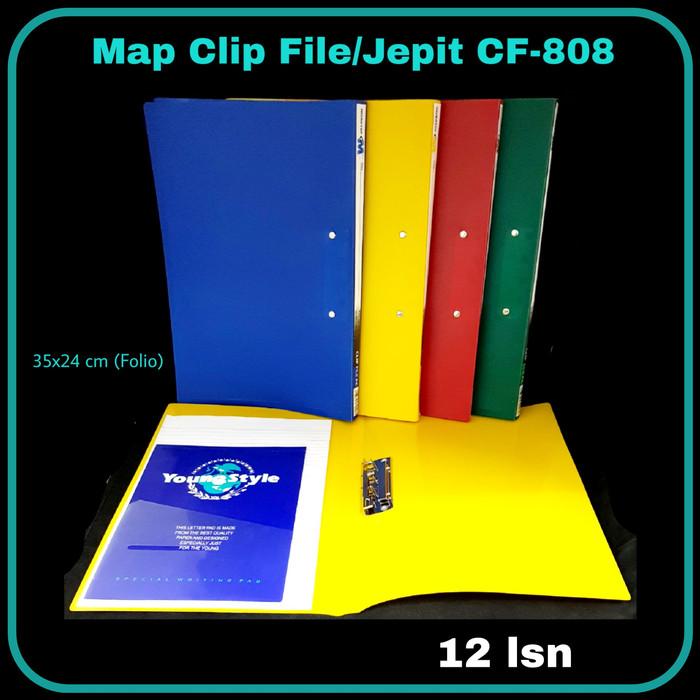 Jual MJ Map File Jepit MICROTOP CF-808 / Map Jepit / Map Bisnis - Biru ...