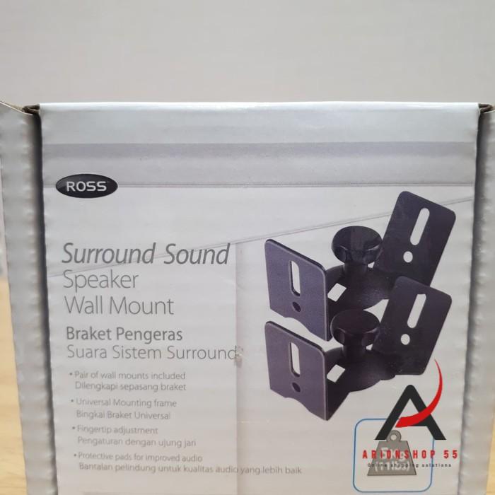 Jual Braket speaker/speaker wall mount/gantungan speaker 2pcs - Hitam ...