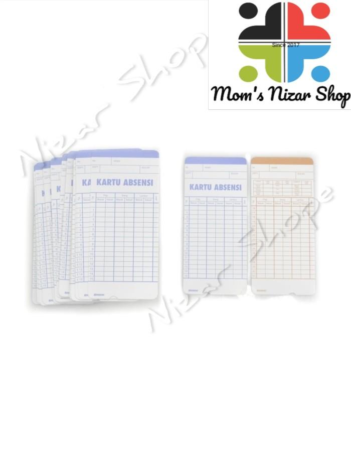 Jual Kartu Absen Untuk Mesin Absensi Manual Krisbow Kartu Absensi Isi ...