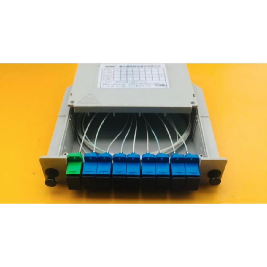 Passive Splitter PLC BOX FO 1:8 SC UPC Fiber Optik Pasif UPC BOX