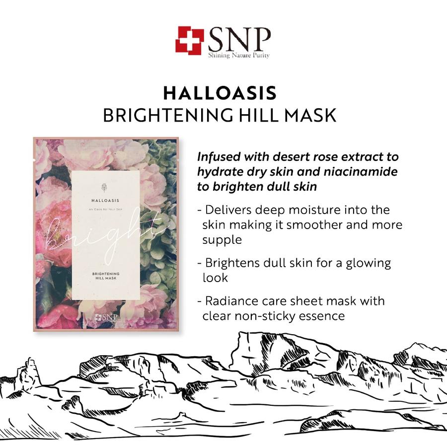 Promo SNP Halloasis Brightening Hill Mask Diskon 25% di Seller WATSONS ...