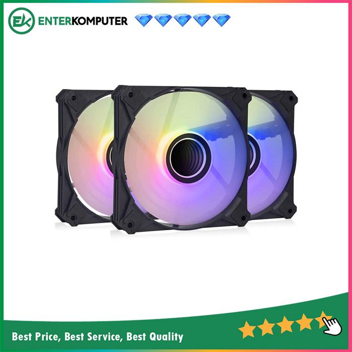 Aigo DarkFlash Infinity 8 Black (3 x 12CM Fan A-RGB) - Enterkomputer ...