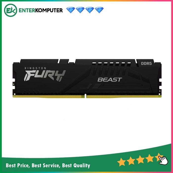 Kingston FURY Beast Black DDR5 PC41600 5200MHz 16GB (1x16GB) 40-40-40 - KF552C40BB-16 ...