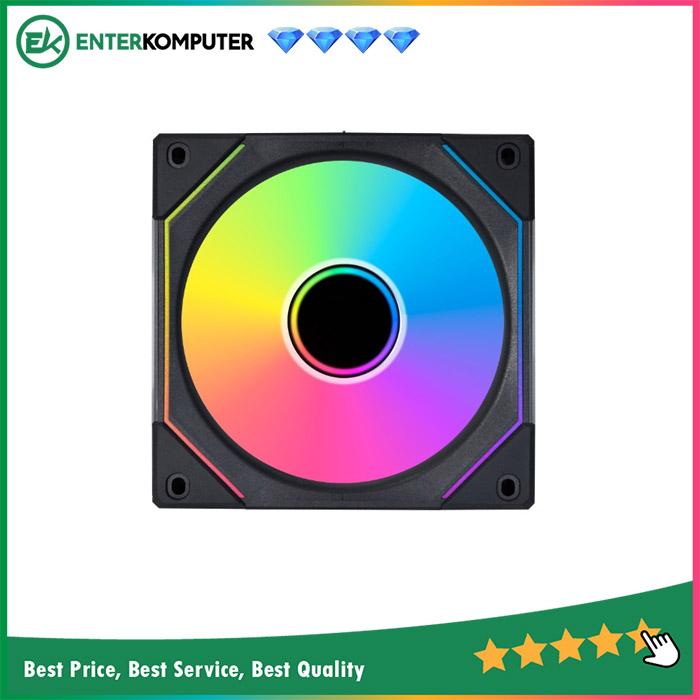 LIAN LI UNI FAN SL-INFINITY 120 BLACK - 3PCS 12CM ARGB FAN & CONTROLLER ...