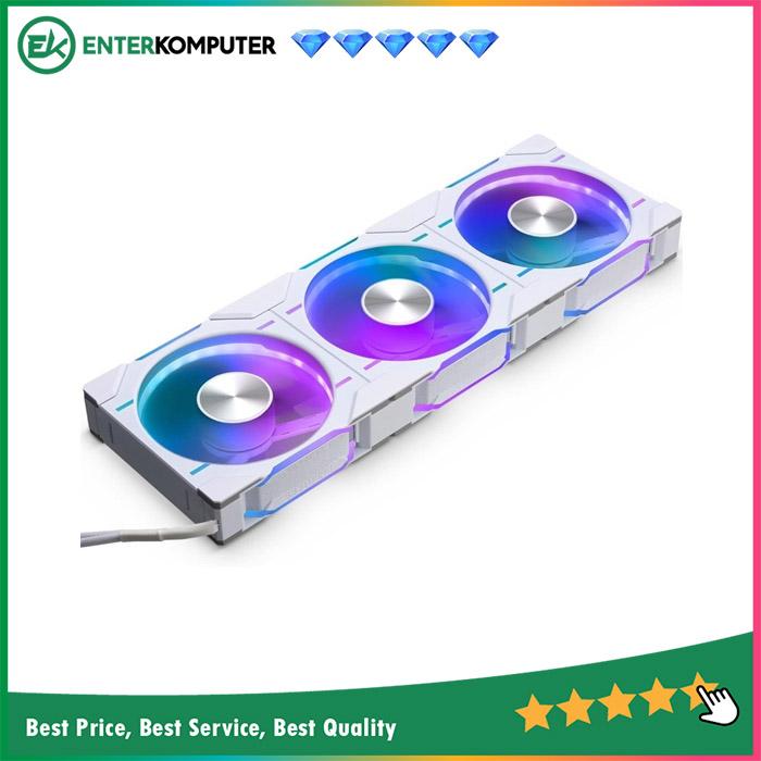 Phanteks D30-140 Reversed White 140mm D-RGB PWM Fan - Triple Pack ...