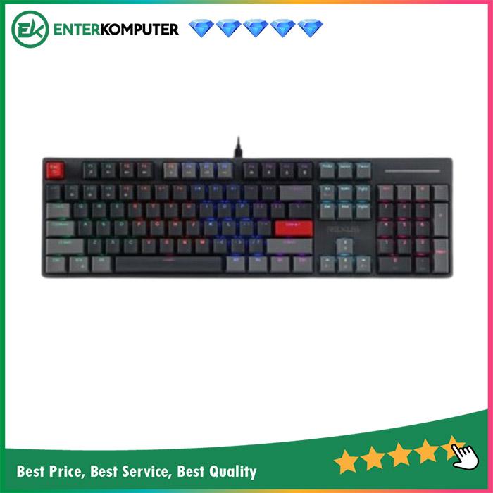 Rexus Keyboard Gaming Rexus Mechanical Heroic KX5 Black Grey (Blue/Red/Brown Switch ...