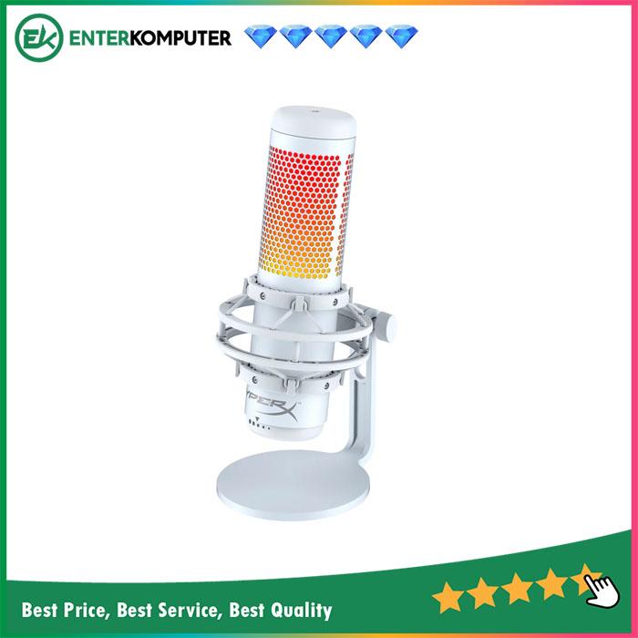 HyperX Quadcast S White RGB - Microphone - Enterkomputer Jual Beli ...