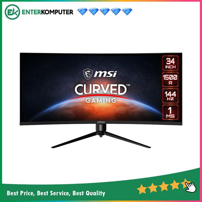 MSI Optix MAG342CQR 34 UWQHD Curved Gaming Monitor 144Hz ...