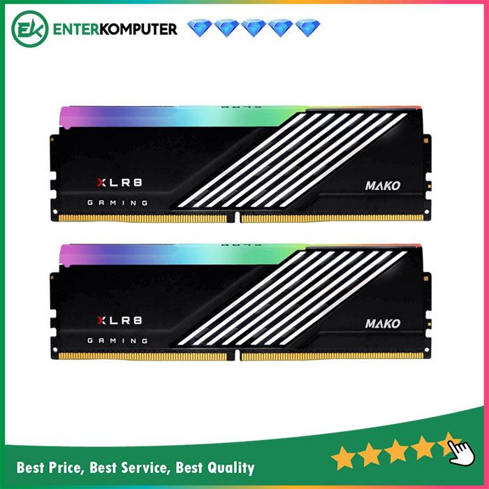 PNY XLR8 Gaming MAKO EPIC-X RGB DDR5 PC48000 6000MHz 32GB (2x16GB) - MD32GK2D5600040MXRGB ...