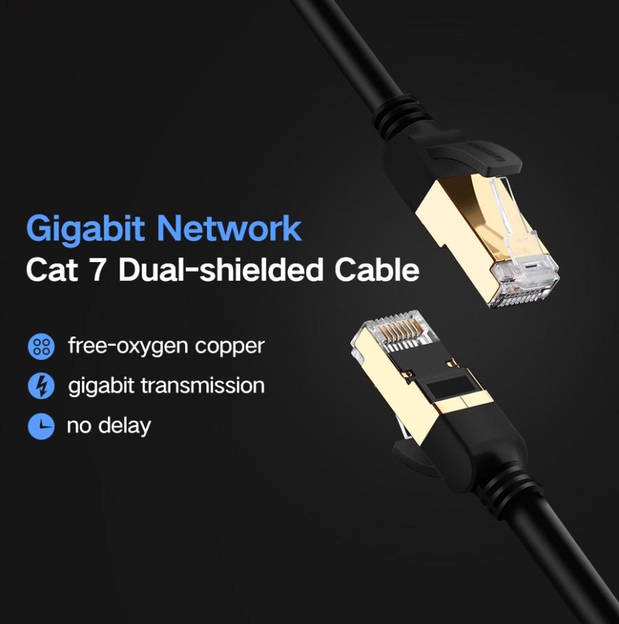 Jual Patch Cord LAN UGreen - Kabel Cat 7 Ftp UGreen Ethernet 2 Meter Original Terbaru