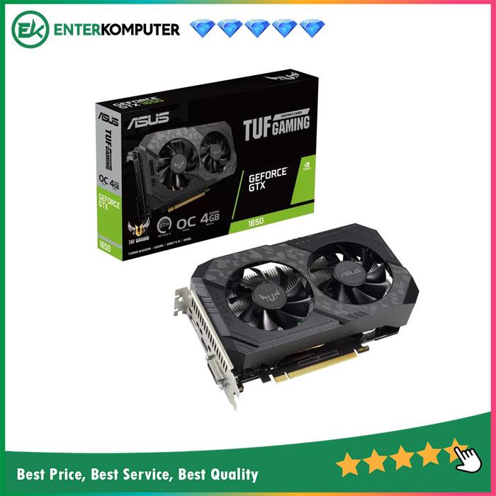 Asus GeForce GTX 1650 4GB DDR6-P - TUF Gaming-V2 OC Edition - Enterkomputer Jual Beli Online ...