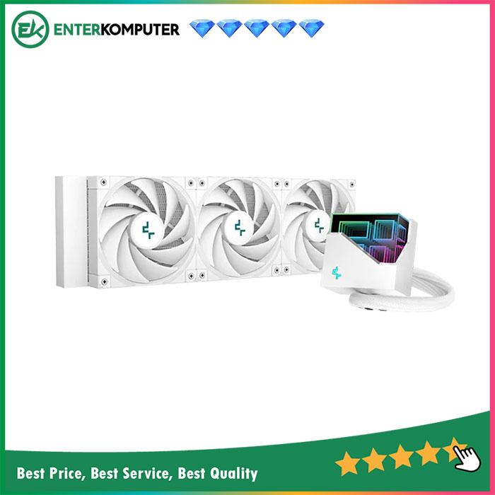 Deepcool LT720 WHITE A-RGB 360mm High-Performance Liquid CPU Cooler ...
