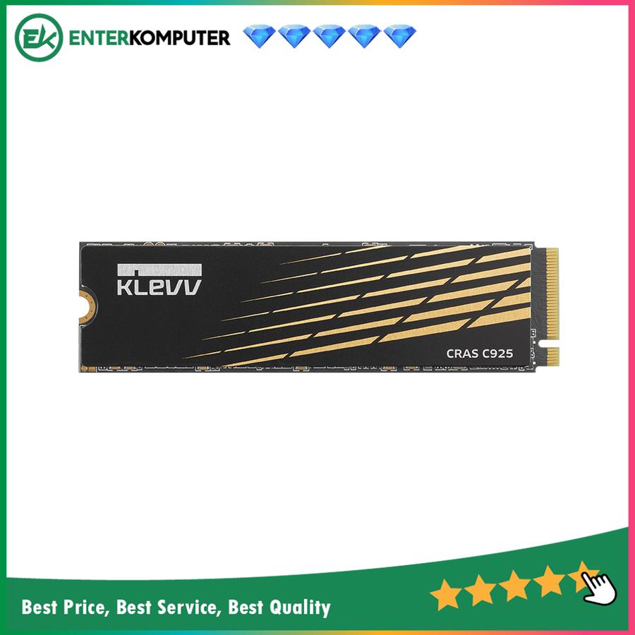 KLEVV SSD CRAS C925 2TB M.2 2280 NVMe PCle Gen4 x4 with Heatsink - K02TBM2SP0-C9T - R7400MB/s ...